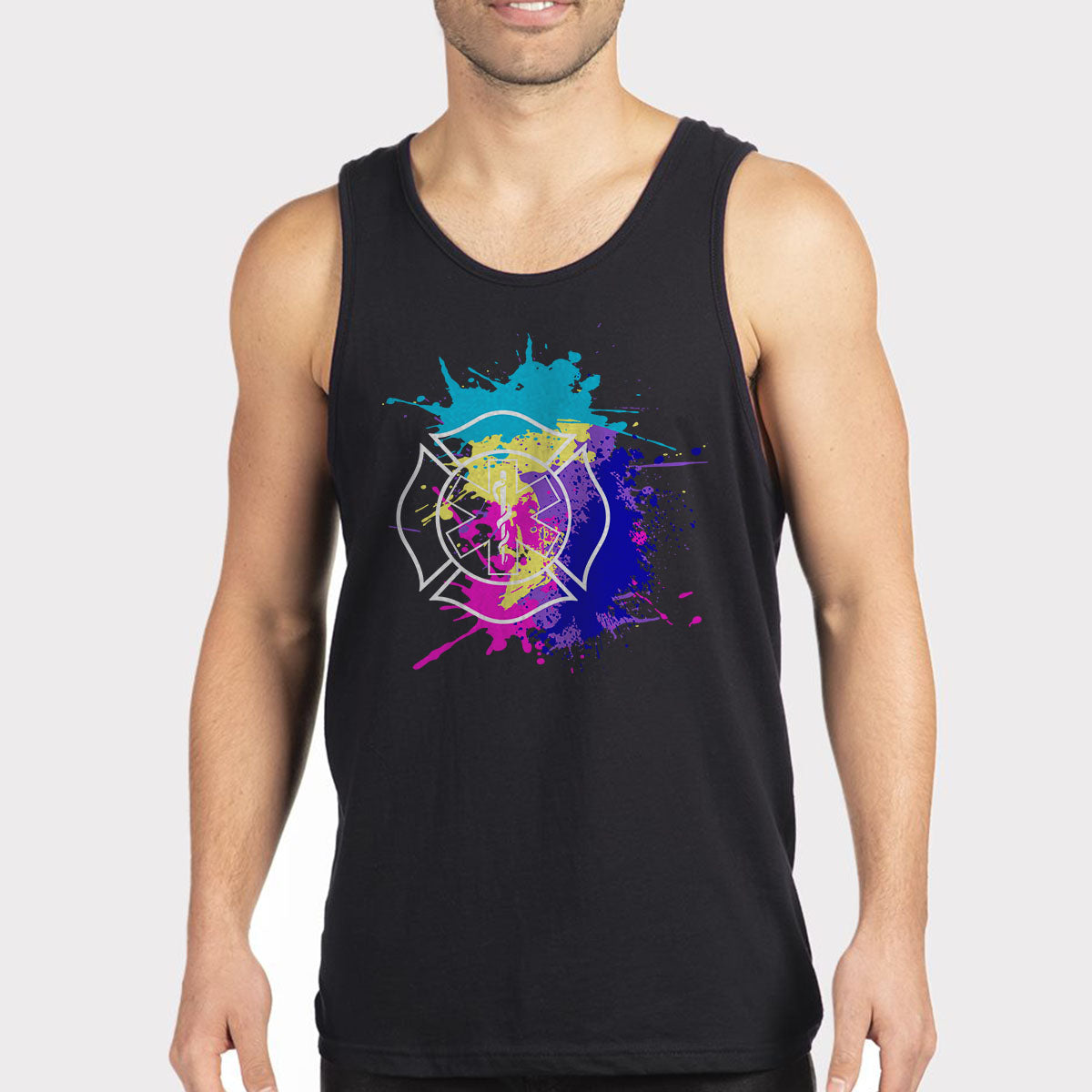 FFC 343 Miami Vice Fire Rescue Premium Men's Tank Top – Firefighter.com