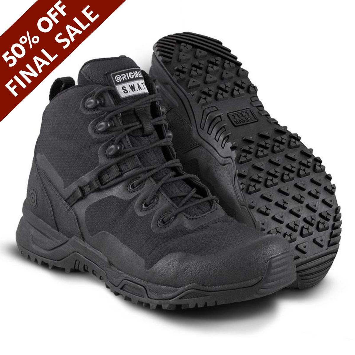 ORIGINAL S.W.A.T. Alpha Fury 6 Boot Size 13 Black - 50% Off ...