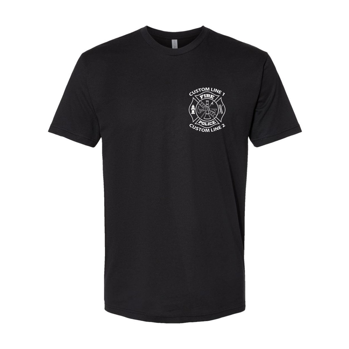 Customized Fire Police with Dept Initials Premium T-Shirt – Firefighter.com