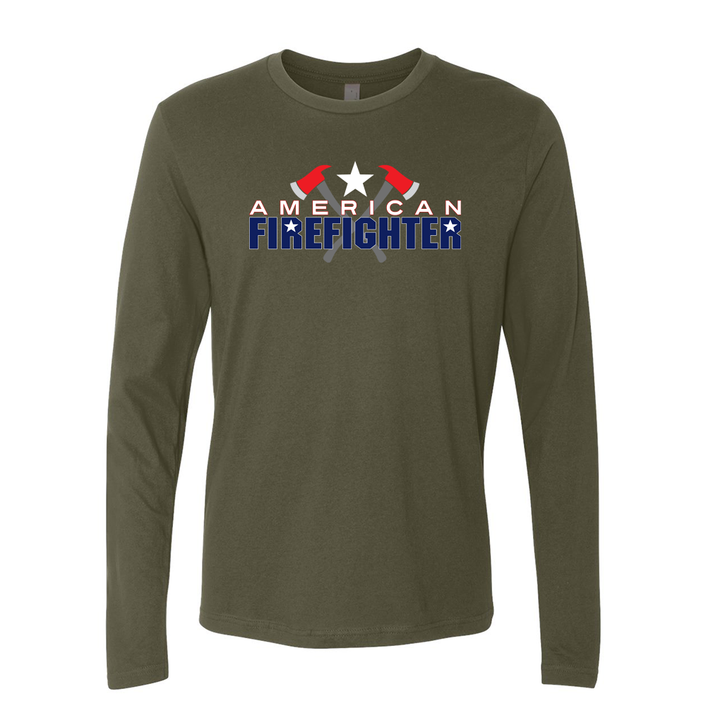 True American Firefighter Premium Long Sleeve Shirt – Firefighter.com