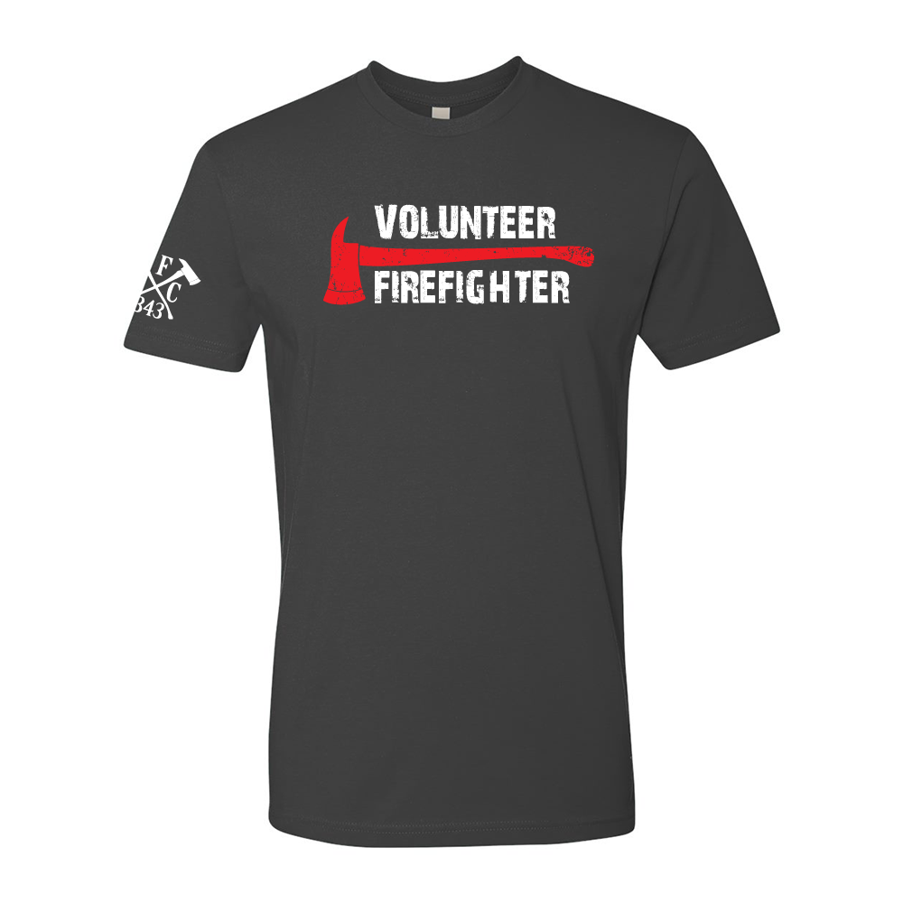 FFC 343 Volunteer Firefighter Axe Premium T-Shirt – Firefighter.com