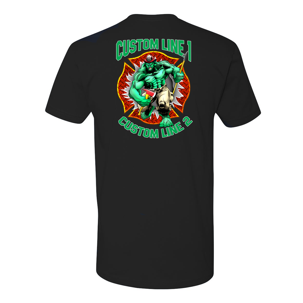 Customized Firefighter Hulk Fire Station Premium T-Shirt – Firefighter.com