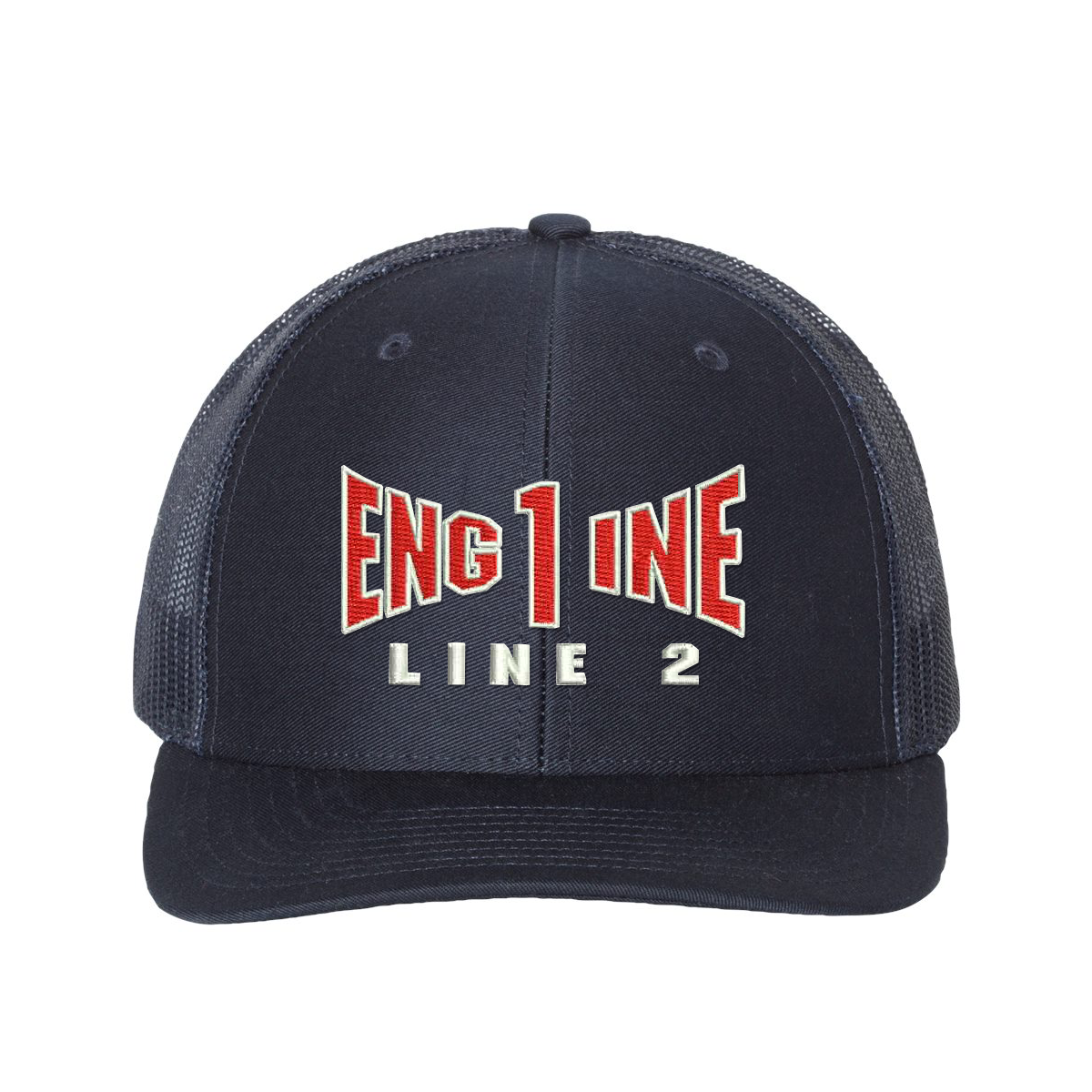 Personalized Fire Dept Engine Snapback Trucker Hat – Firefighter.com